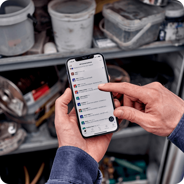 Customer Communication & Reputation Management App