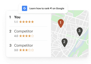 Get a free Google reputation report.